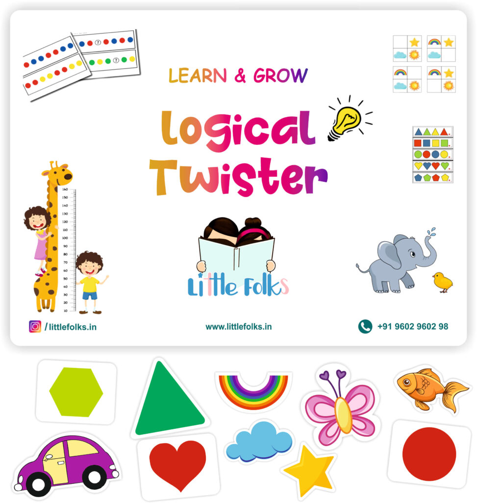 Velcro Activity Books Logical Twister Book - Little Folks