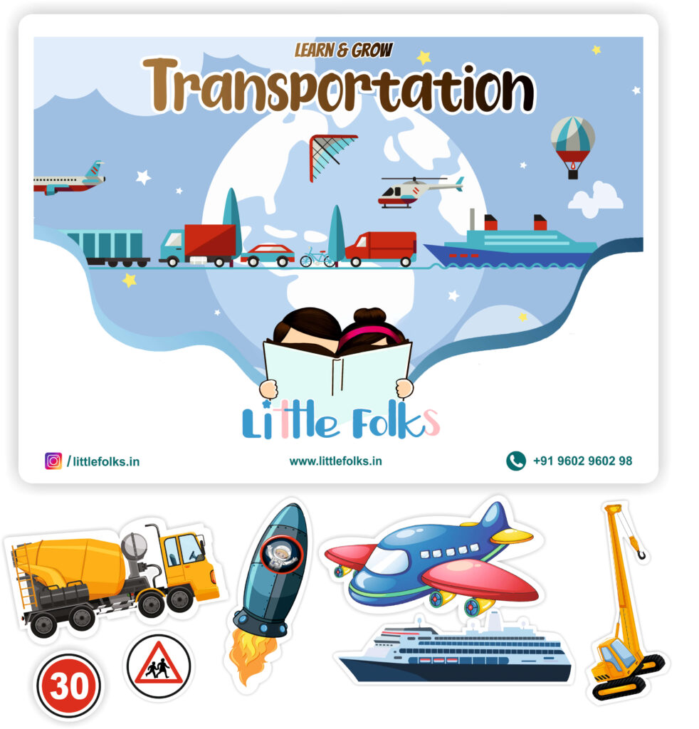 Velcro Activity Books Transportation Activity Book - Little Folks